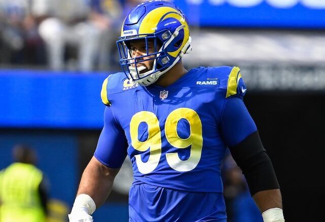 Aaron Donald Hints At Coming Out Of Retirement After Rams' Trade For ...